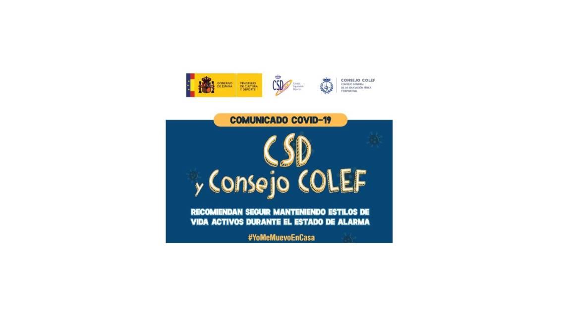 La campaña #YoMeMuevoEnCasa del CSD y el Consejo COLEF recuerda la ... La campaña #YoMeMuevoEnCasa del CSD y el Consejo COLEF recuerda la ...